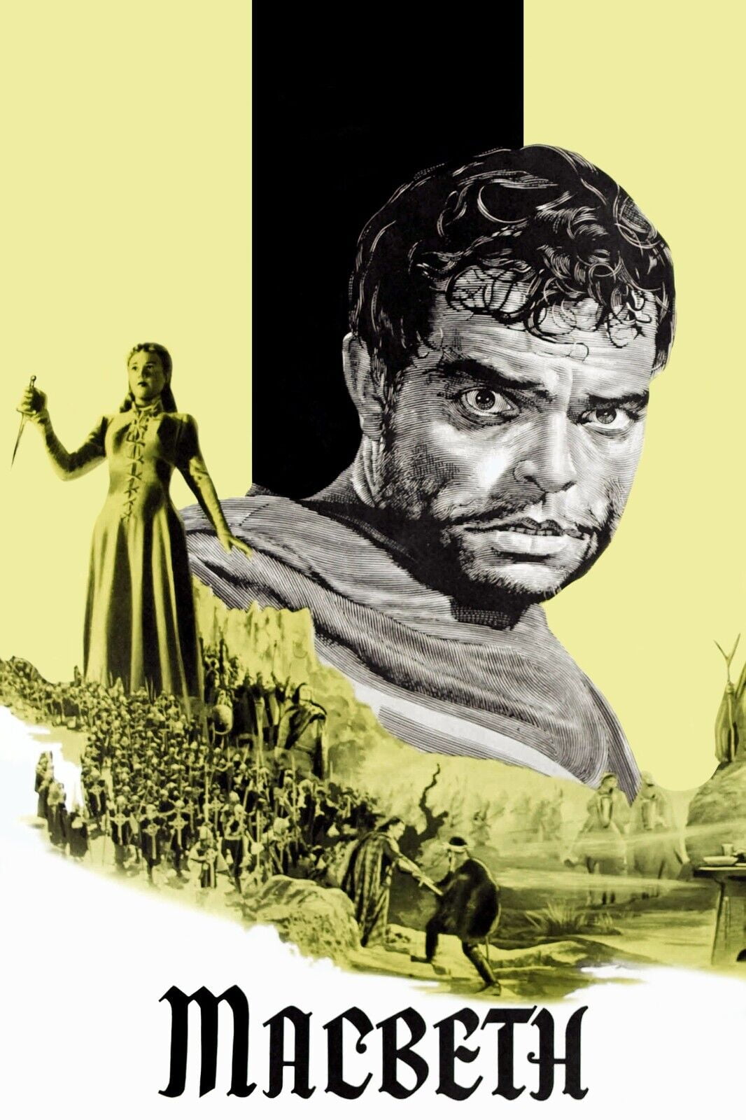 Macbeth (1948) Poster 24x36 - Orson Welles Classic - Shakespeare ...
