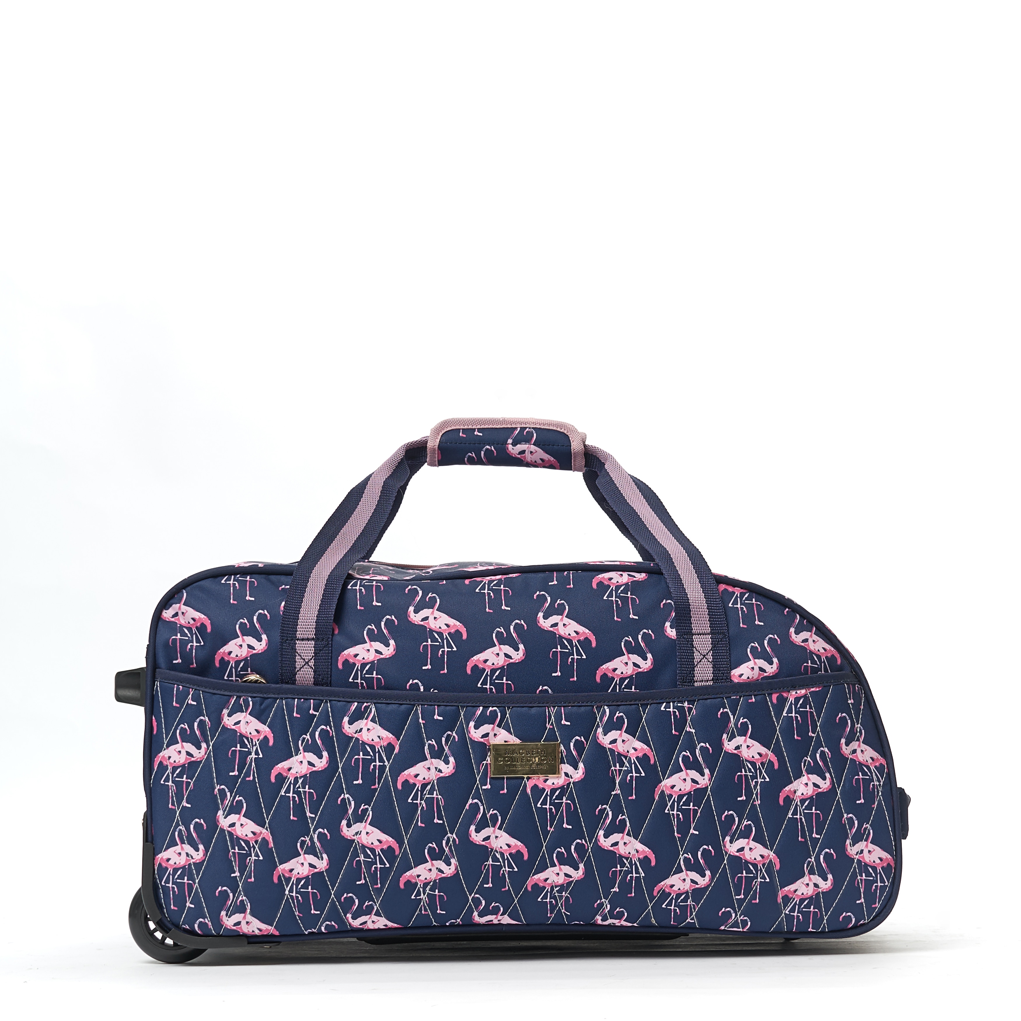 Macbeth Collection On Vacay 21.5in Rolling Duffel Bag, Pink - Walmart.com