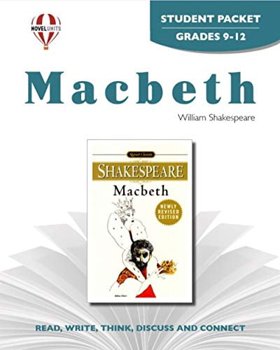 Pre-Owned Macbeth - Student Packet by Novel Units, 9781561374373 ...