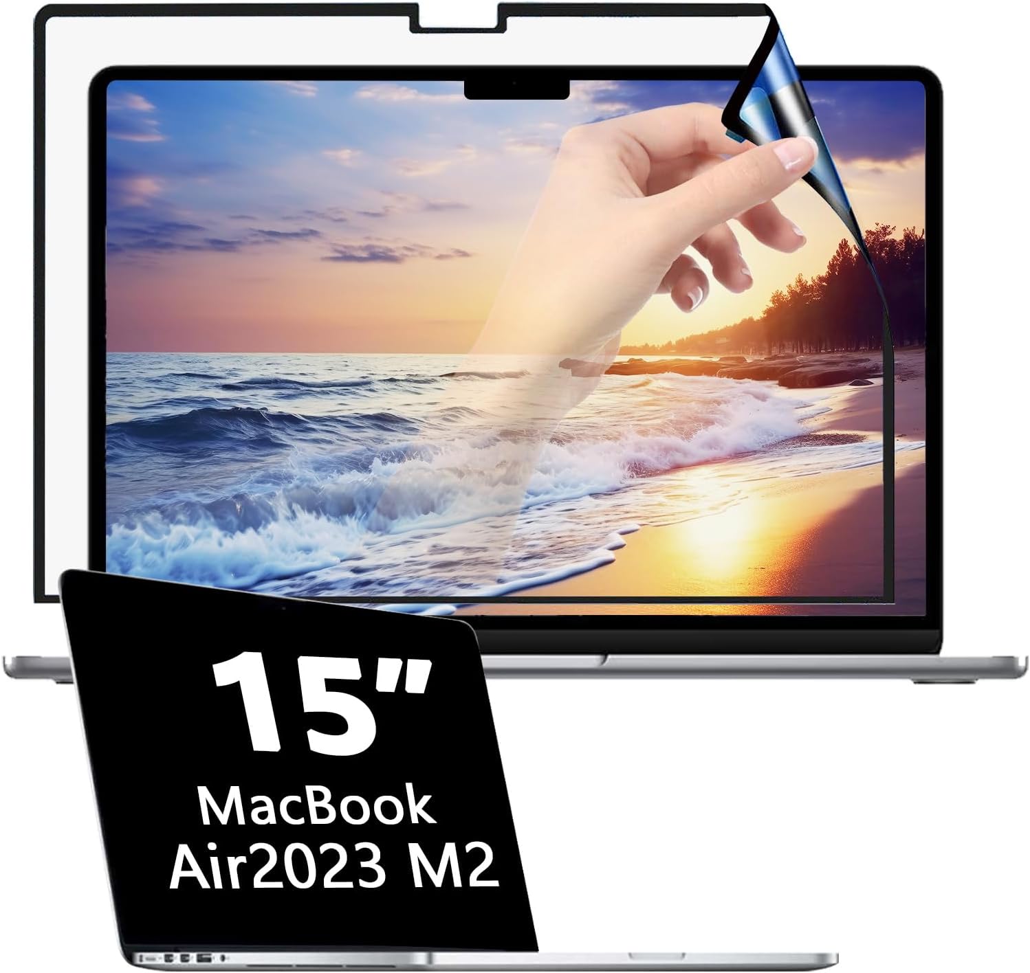 Macbook Air 15 inch Privacy Screen Protector (2023, M2, A2941 ...