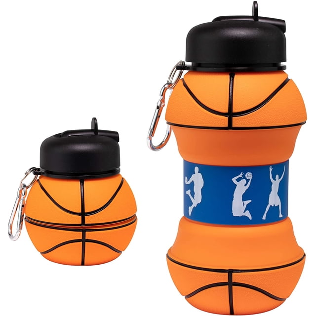 Maccabi Art Collapsible Themed Silicone Basketball Water Bottle for ...