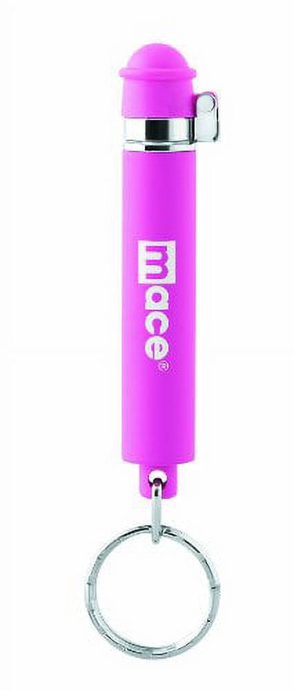 Mace Brand Mini Keychain Pepper Spray (Pink Hard Case) â€“ Accurate 5â ...