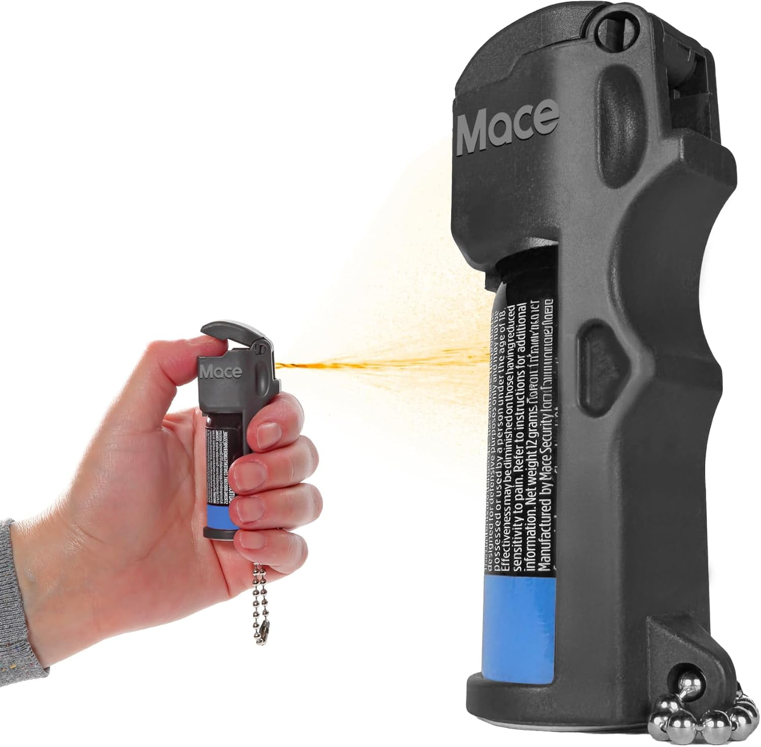 Mace Brand Triple Action Pocket Model Pepper Spray, 0.39 oz, 10 Feet ...