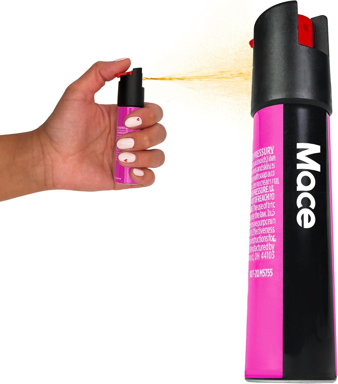Mace Brand Full Size Twist Lock Pepper Spray, 0.75 oz, 12 Feet Range ...