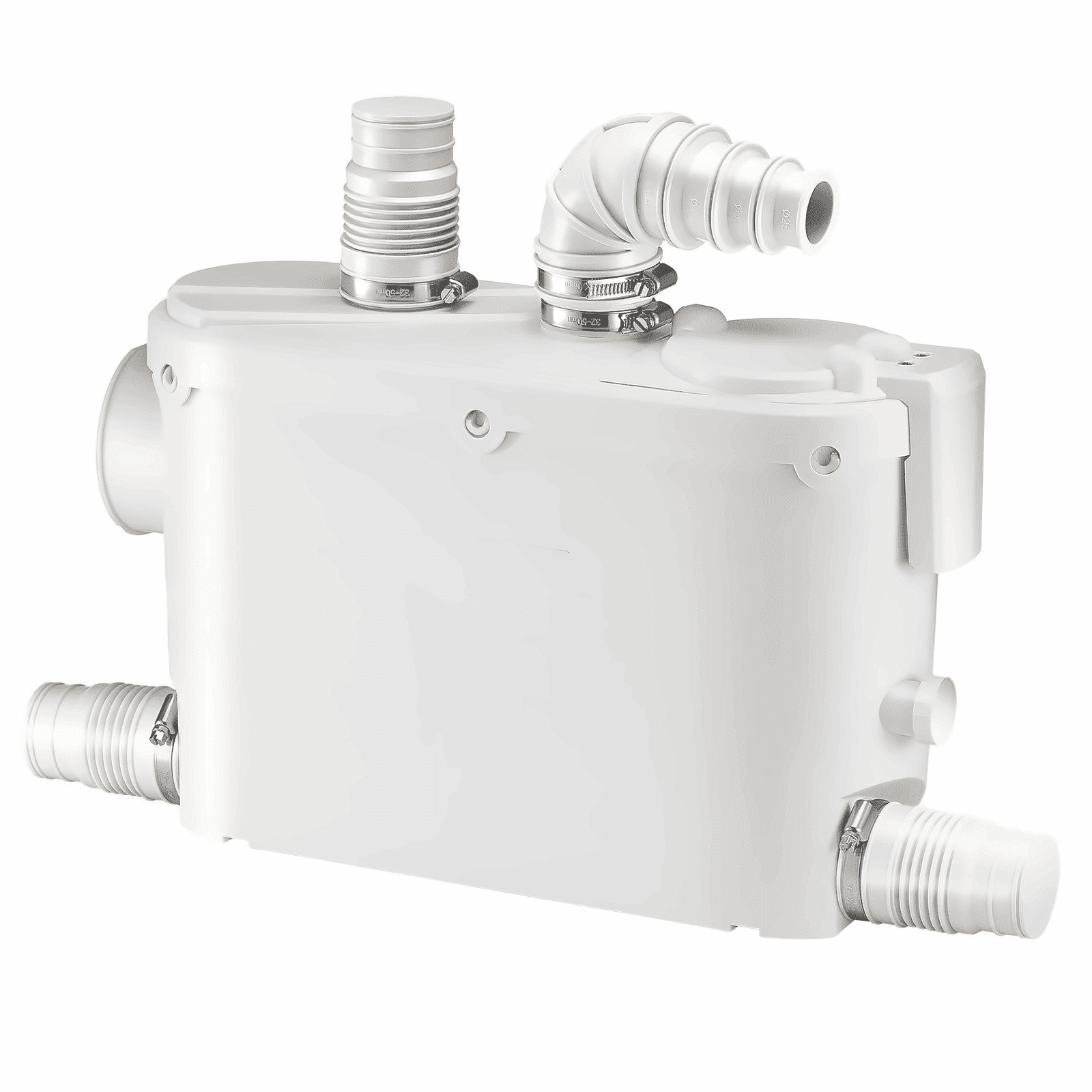 Macerator Pump 500W 29 GPM, Toilet Macerating Pump 26ft Head, Sewage ...