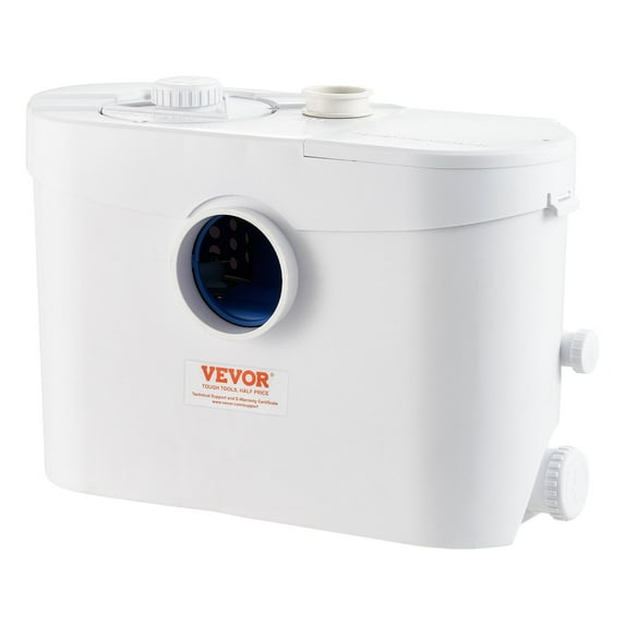 Macerator Pump, 700W, 9600 L/h Flow, 32.8 ft/10 m Head, Macerator ...