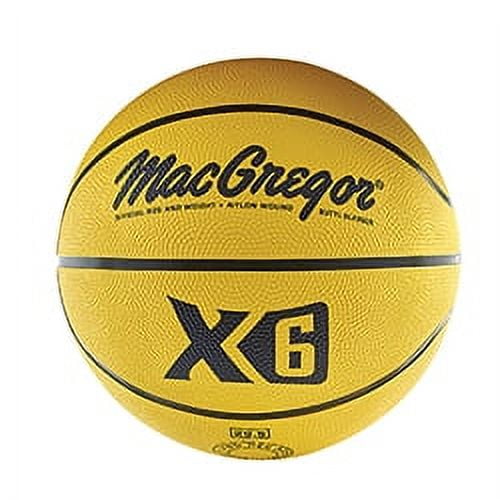 Macgregor Indoor Outdoor Rubber Basketball With Yellow Finish MCBBX625 ...