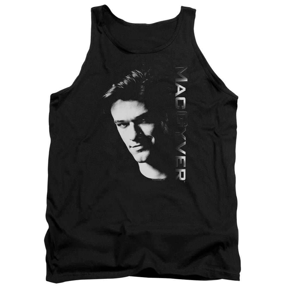 Macgyver Face Adult Tank Top Black - Walmart.com