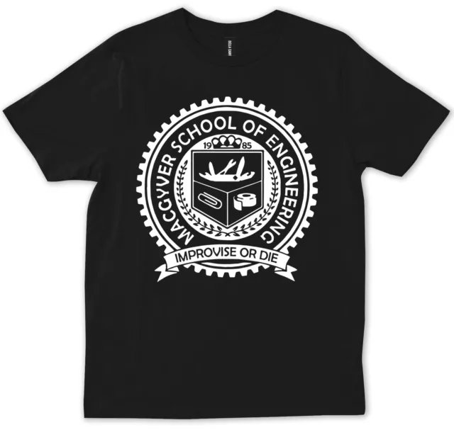Macgyver School Gadgets Engineering Funny 80S Action Tv Show Gift ...