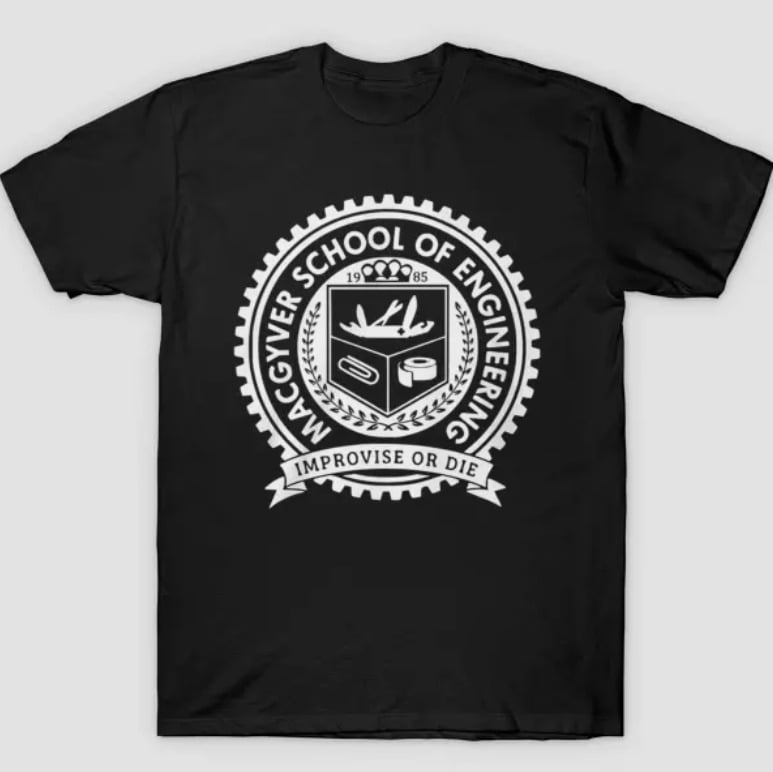 Macgyver School Of Engineering T-Shirt - Walmart.com