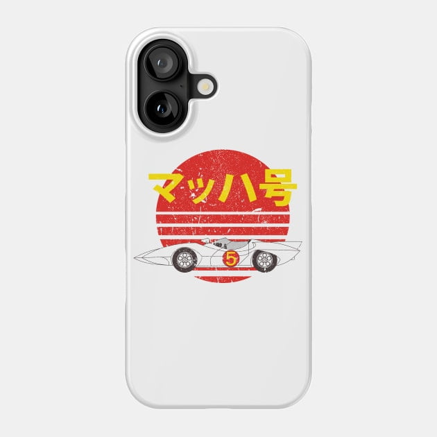 Mach 5 - Speed Retro' with a Classic Speed Racer Anime Case for iPhone ...