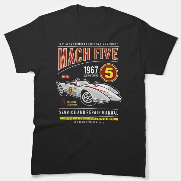 Mach Five Speed Racer Classic T-Shirt - Walmart.com