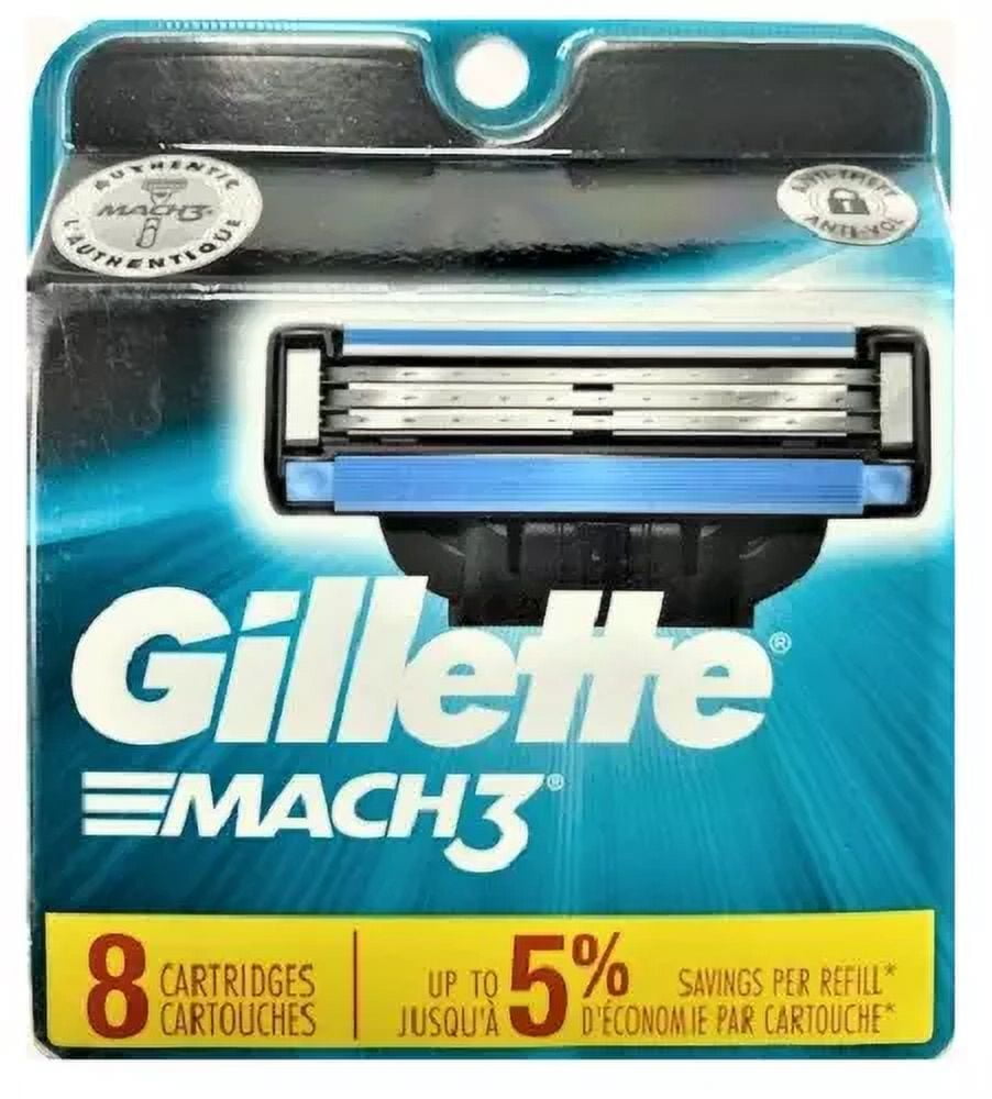 Mach3 Razor Blade Refills, 8 Cartridges - Walmart.com