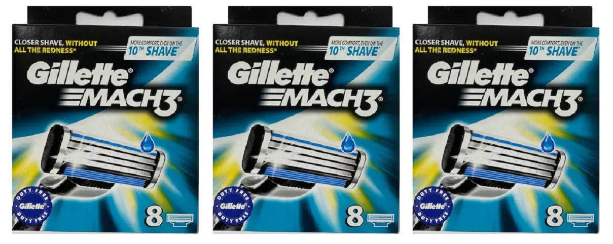 Mach3 Refill Cartridge Razor Blades for Mach 3, 24 Count - Walmart.com