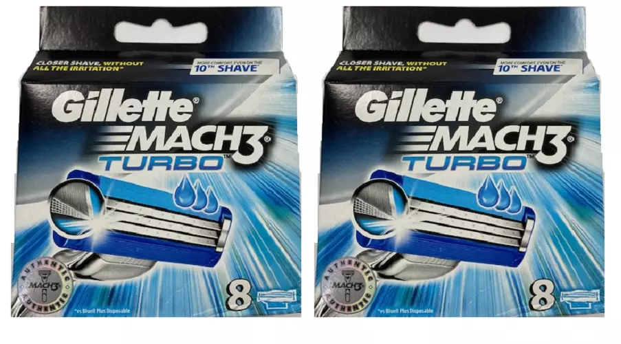Mach3 Turbo Men's Razor Blade Refills – 16 Ct, Smooth & Precise Shave ...