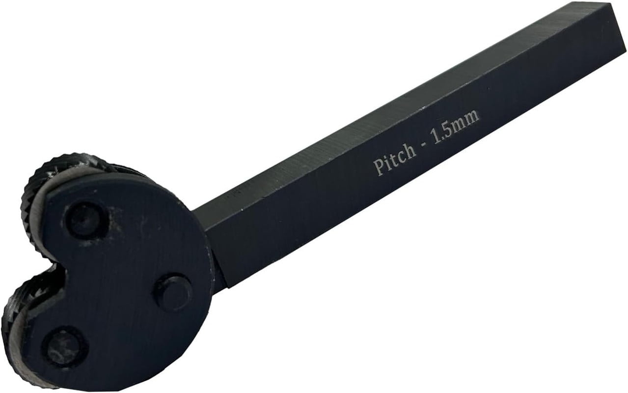 "MachEl Knurling Tool with Pivot Head - Diamond Medium Pitch Pattern, 1 ...