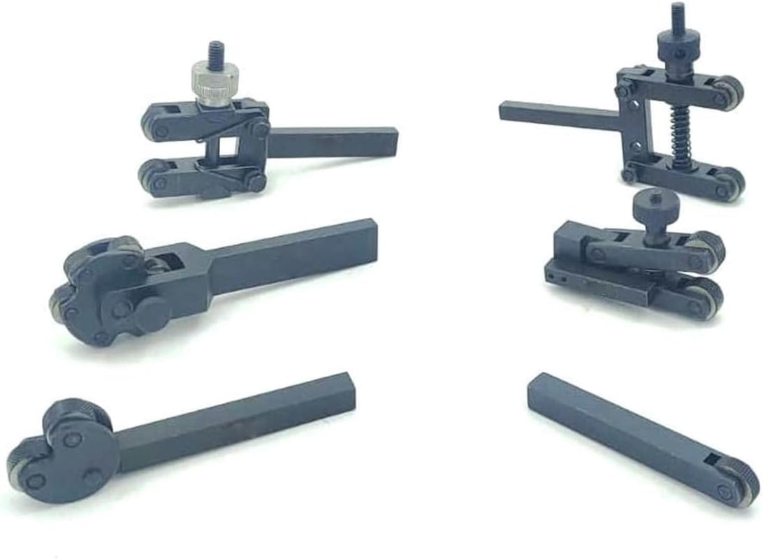 MachEl Lathe Knurling Tool Set – Pack of 6 Precision Tools for Accurate ...