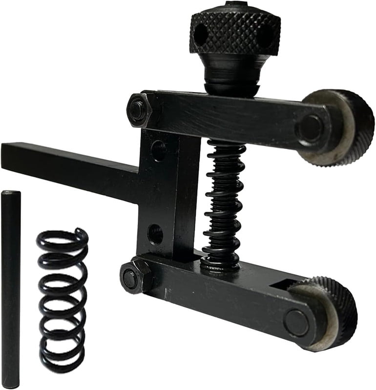 MachEl MachEI Spring-Loaded Clamp Type Knurling Tool with 2-Inch ...