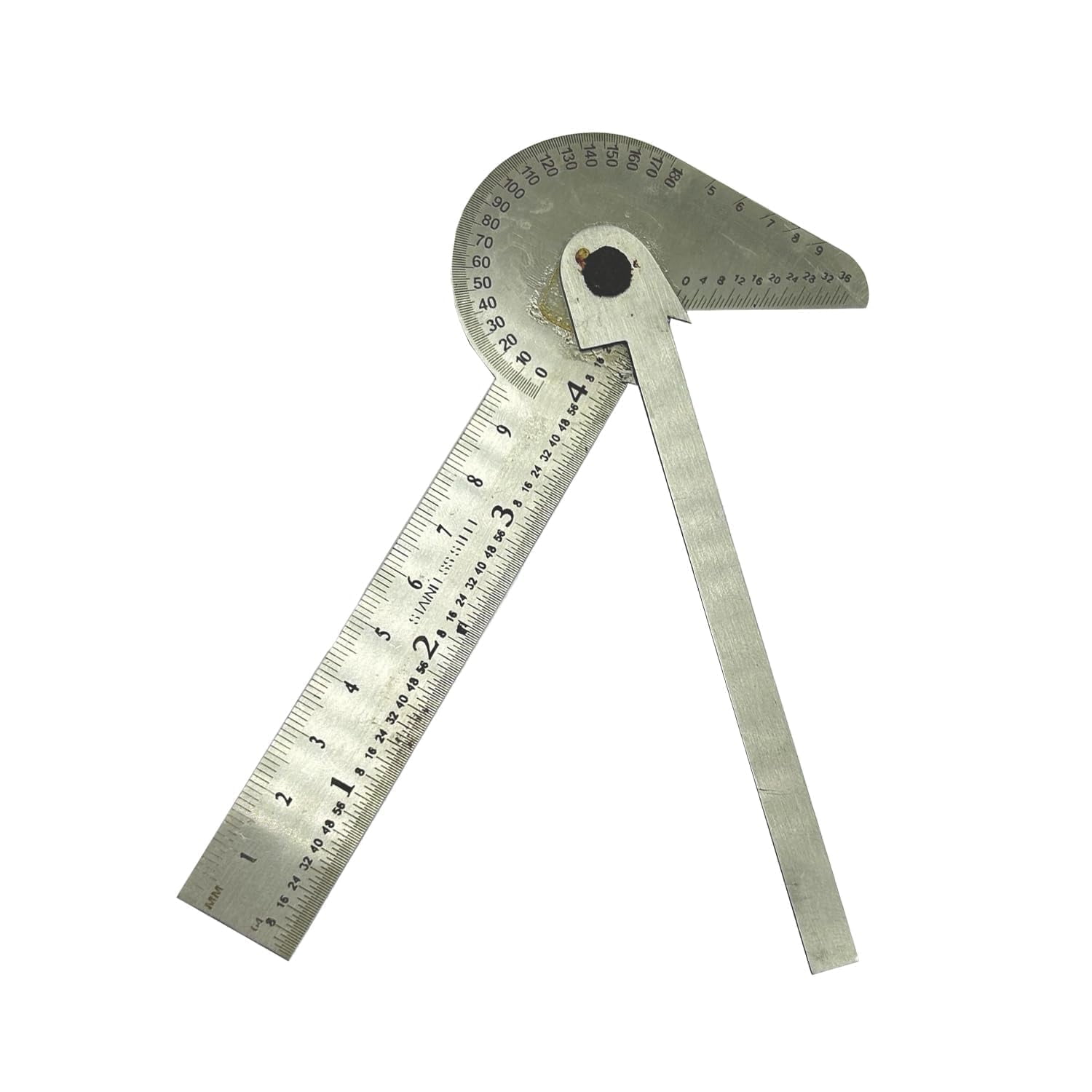 MachEl Multi-Purpose Protractor Square Rule & Centre Finder - Accurate ...