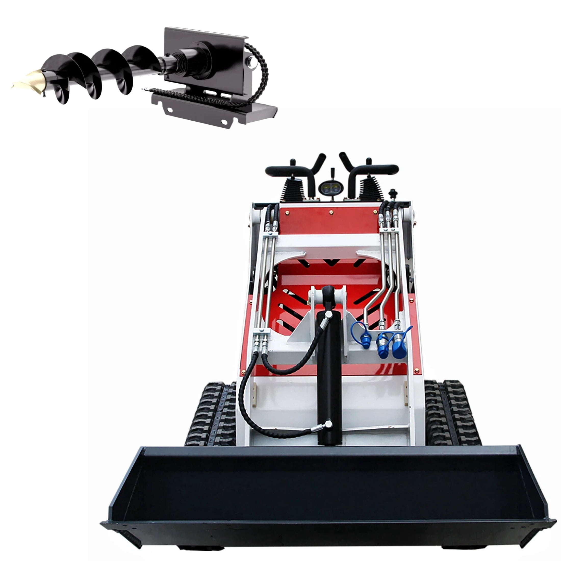MachPro Stand-On Mini Skid Steer Loader with Briggs & Stratton 13.6HP ...