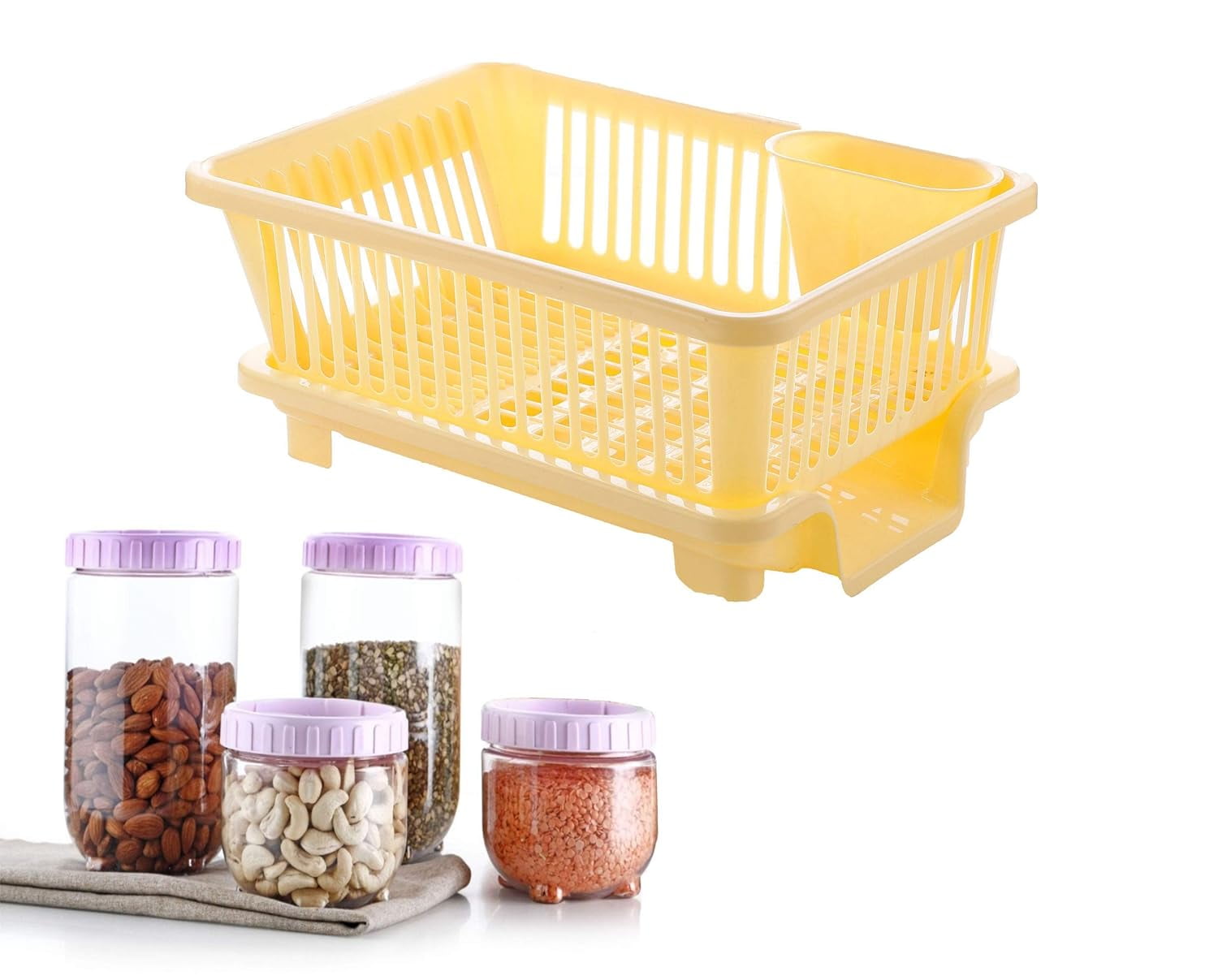 Machak Combo Kitchen Sink Organiser 3 in 1 Kitchen Sink Dish Rack ...