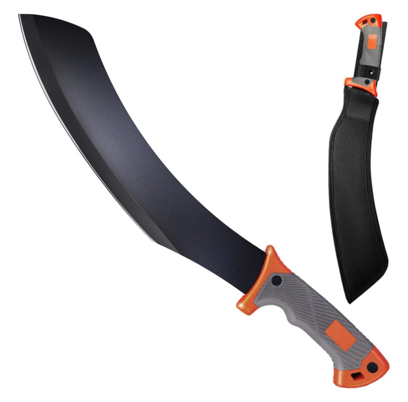 Machete with Saw - 25” Heavy Duty Tool & Sheath - Ergonomic No-Slip ...