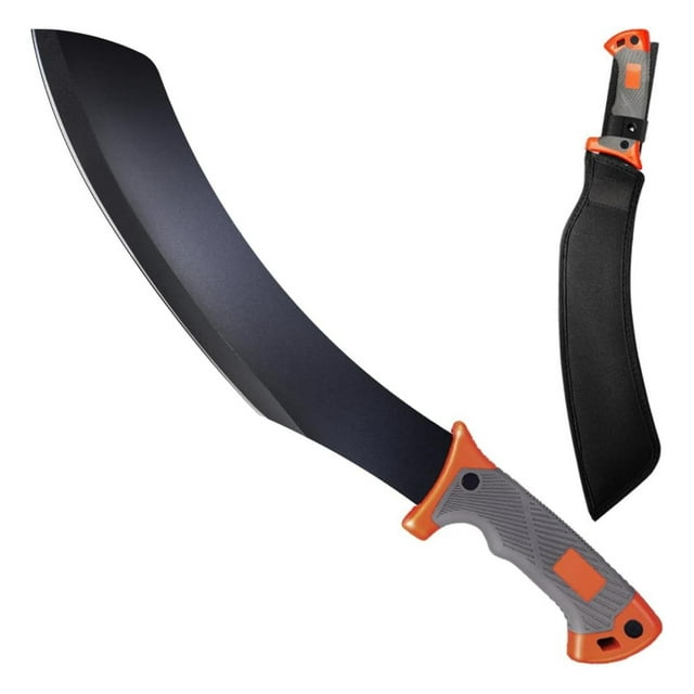 Machete with Saw - 25” Heavy Duty Tool & Sheath - Ergonomic No-Slip ...