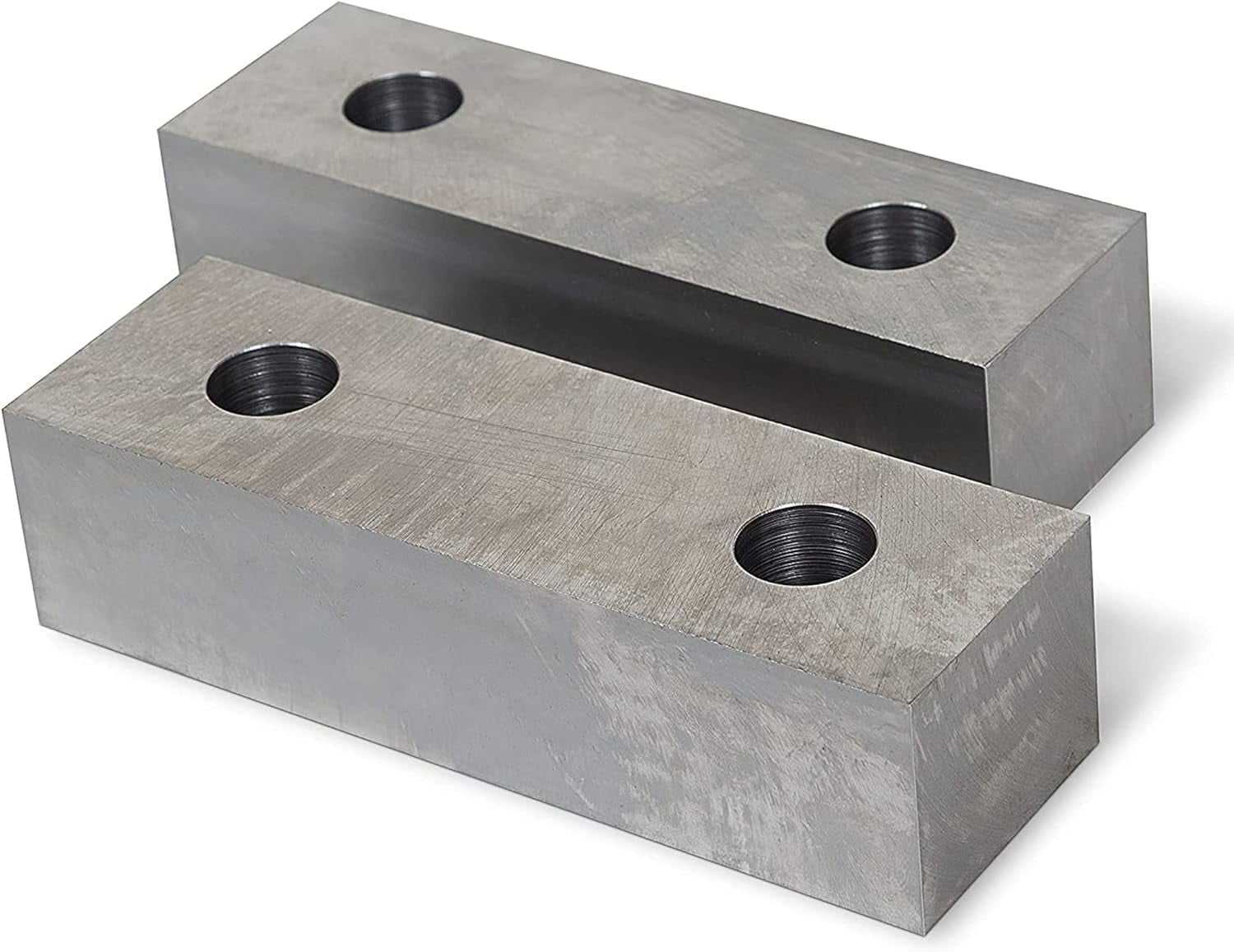 Machinable Metal Vise Jaws for Bench Vise 8 inch, 1.5"T x 2"W x 8"L ...
