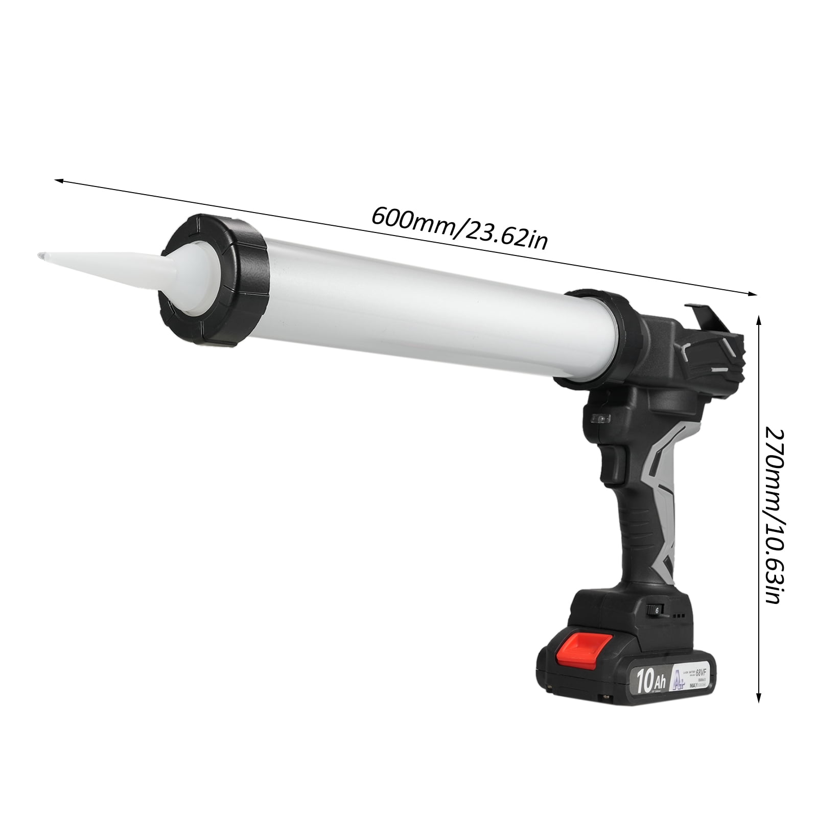 Machine 21V Cordless Caulking Machine With Aluminum Tube Battery ...