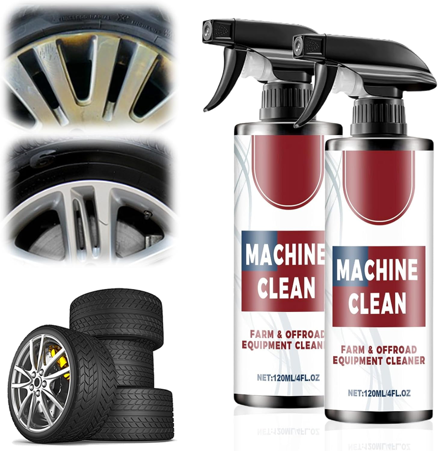 Machine Clean Spray, 2025 New Upgraded Heavy-Duty Outdoor All Purpose ...