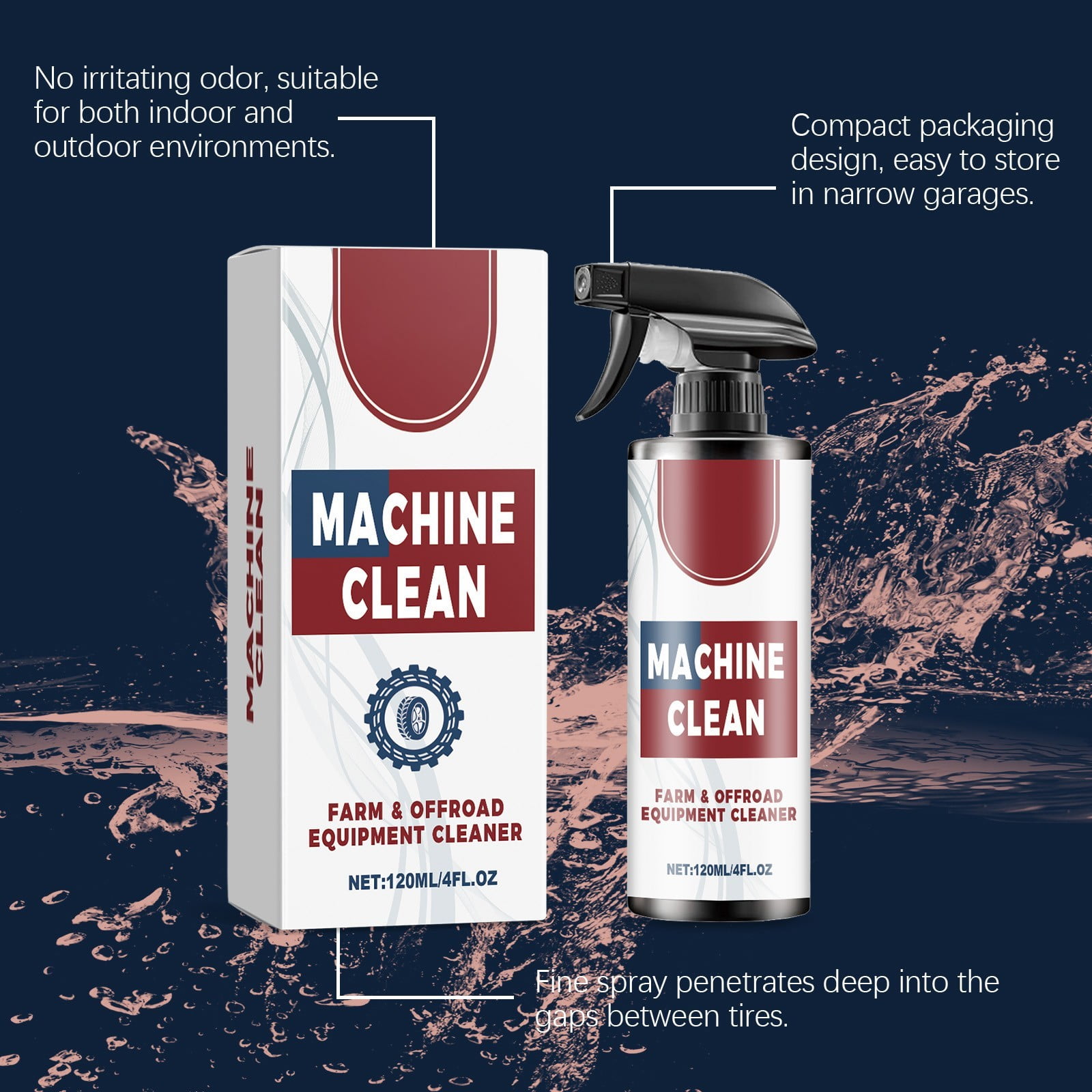 Machine Clean Spray Heavy Duty Outdoor All Purpose Cleaner for Farm ...