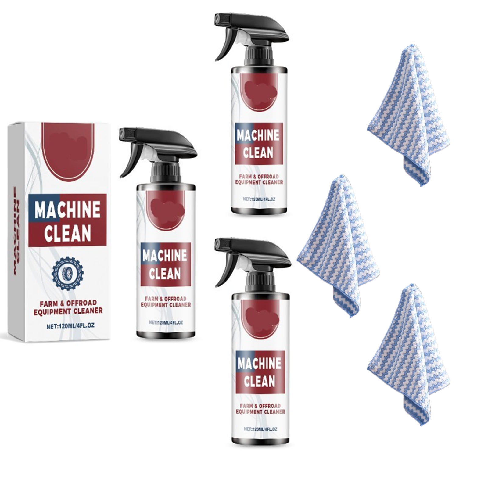 Machine Clean Spray, Heavy-Duty Outdoor All Purpose Cleaner, Wheel Foam ...