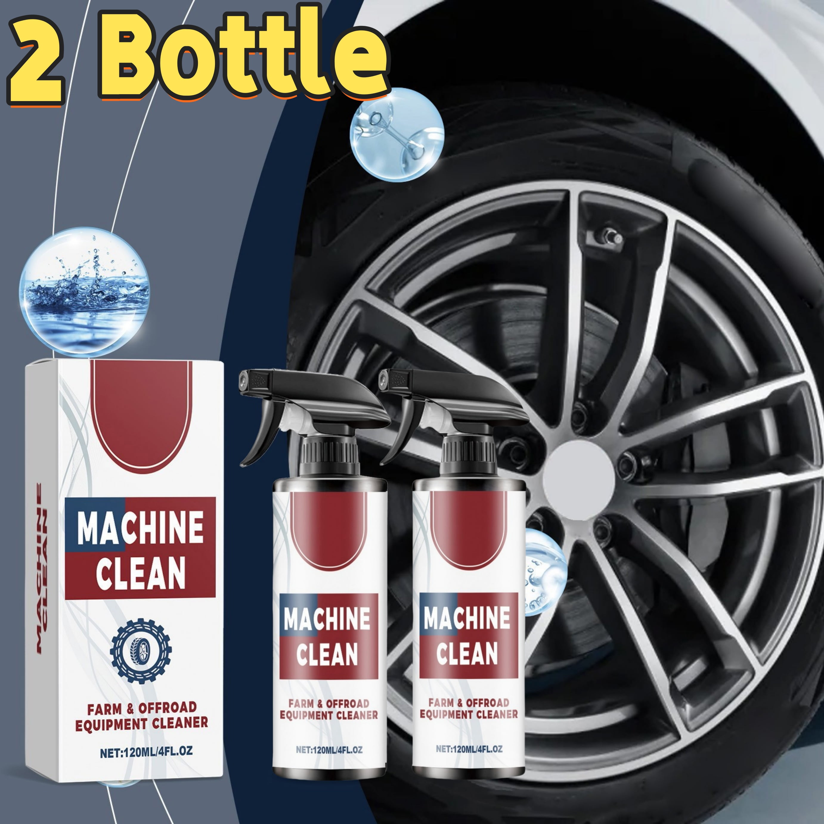 Machine Clean Spray, Outdoor All Purpose Cleaner, Farm Offroad ...