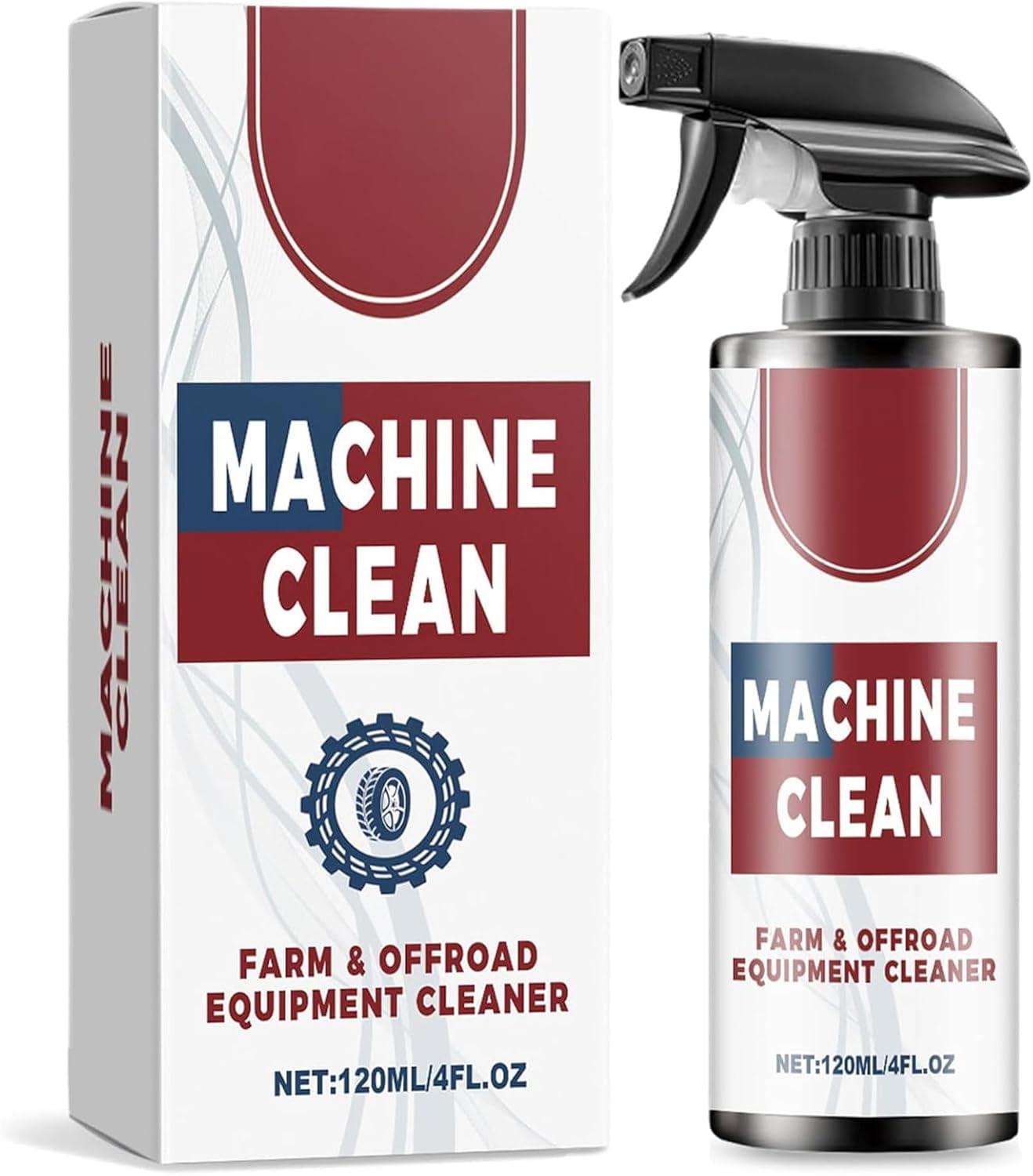 Machine Clean Spray for Farm & Offroad Equipment, 4OZ Heavy-Duty ...
