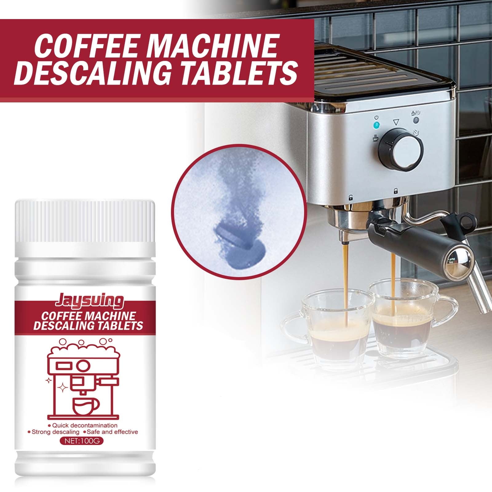 Machine Cleaning Tablets Descaling - 120 Tabs | Compatible with ...