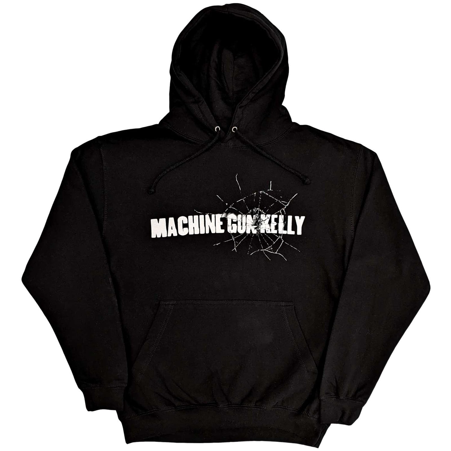 Machine Gun Kelly Adult Cracked Effect Hoodie - Walmart.com