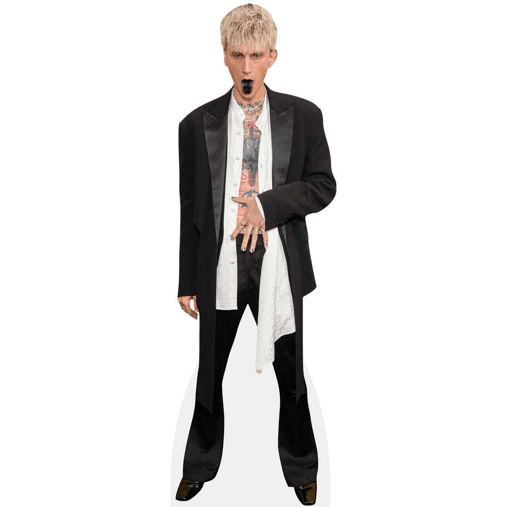Machine Gun Kelly (Black Outfit) Lifesize Cardboard Cutout Standee ...
