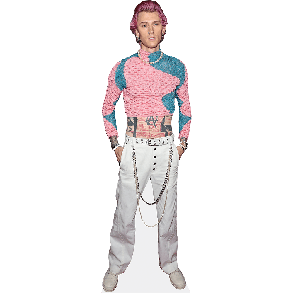 Machine Gun Kelly (Chains) Lifesize Cardboard Cutout Standee - Walmart.com