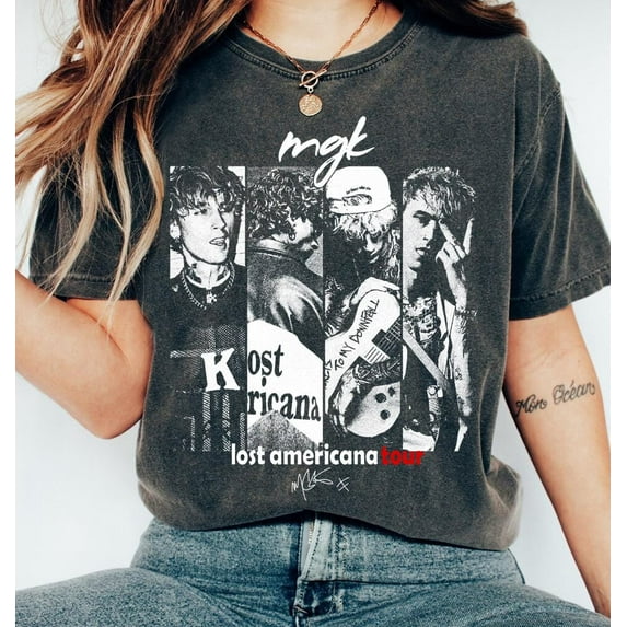 Machine Gun Kelly Lost American Tour 2025 Shirt - Pop Rock Tee Unisex ...