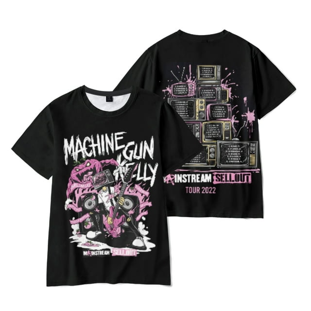 Machine Gun Kelly Merch MGK Mainstream Sellout Admat 2022 Tour T-shirt ...