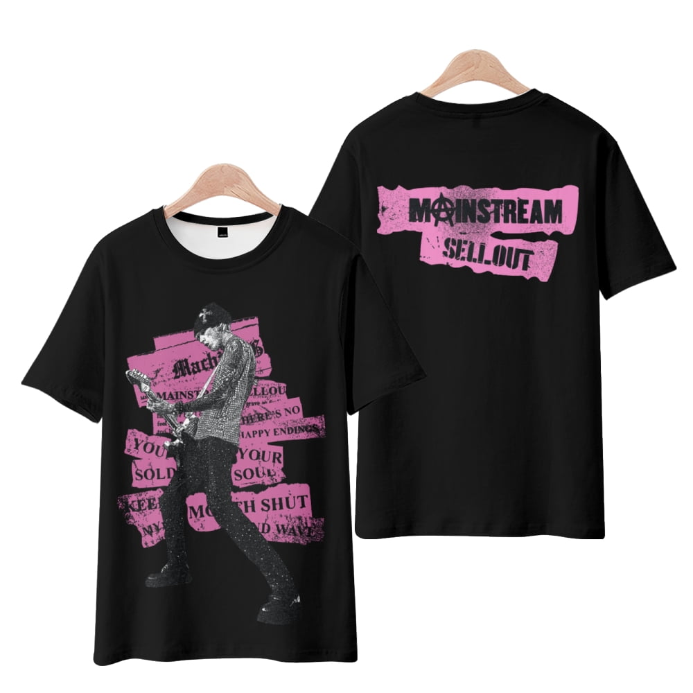 Machine Gun Kelly Merch T Shirt MGK Short Sleeve Cosplay Pullover ...