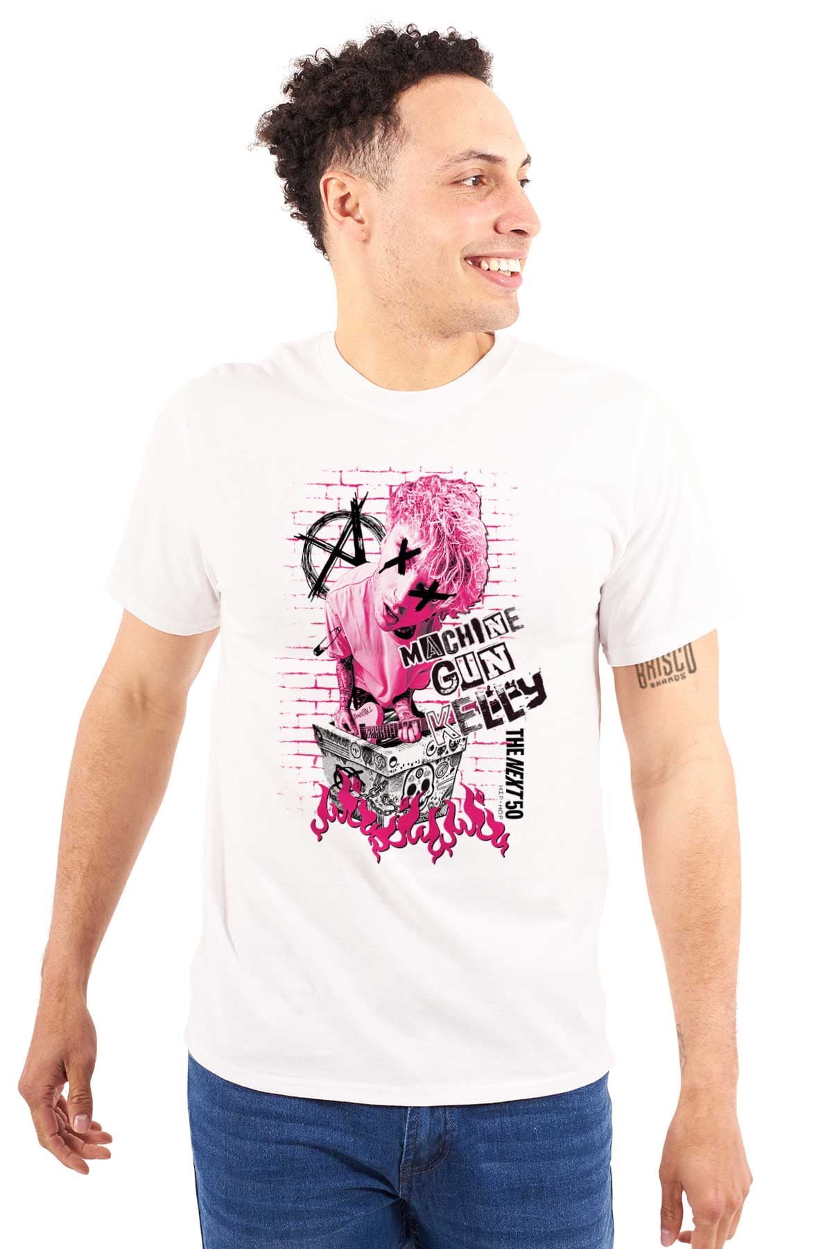 Machine Gun Kelly Next 50 Hip Hop Men's Graphic T Shirt Tees Brisco ...