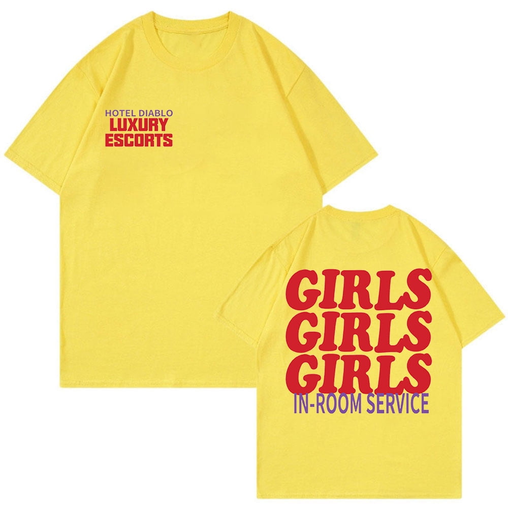 Machine Gun Kelly T-shirt MGK Hotel Diablo Girls Merch Tee Crewneck ...