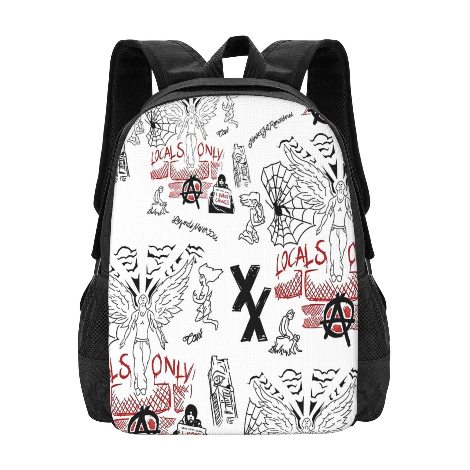Machine Gun Kelly Tattoos Backpack Fashion Travel Backpack Laptop ...