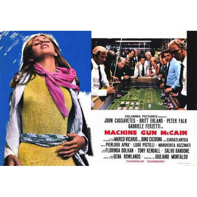 Machine Gun McCain - movie POSTER (Style B) (11" x 14") (1970 ...