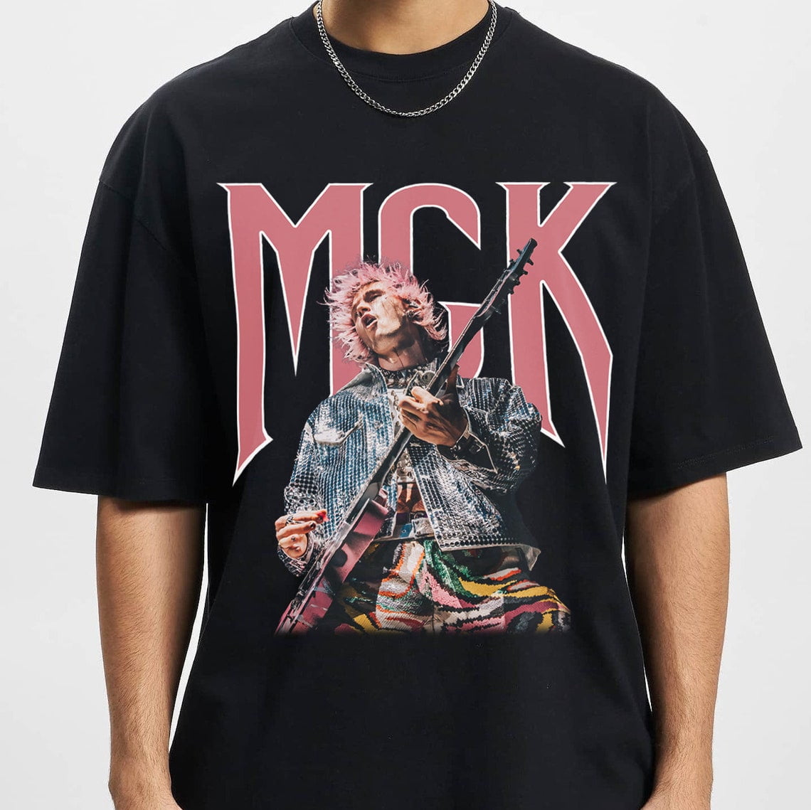 Machine Gunn Kelly T-Shirt, MGK Shirt, Rap,Light Pink color,size S ...