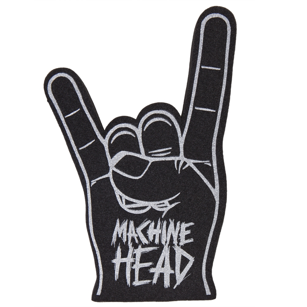 Machine Head - Logo Metal Sign Foam Finger - Walmart.com
