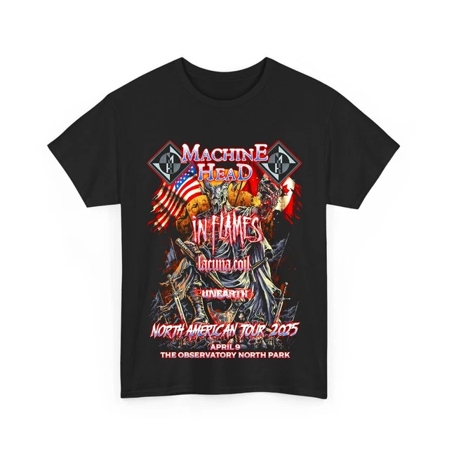 Machine Head North American Tour 2025 W In Flames - Machine Head ...