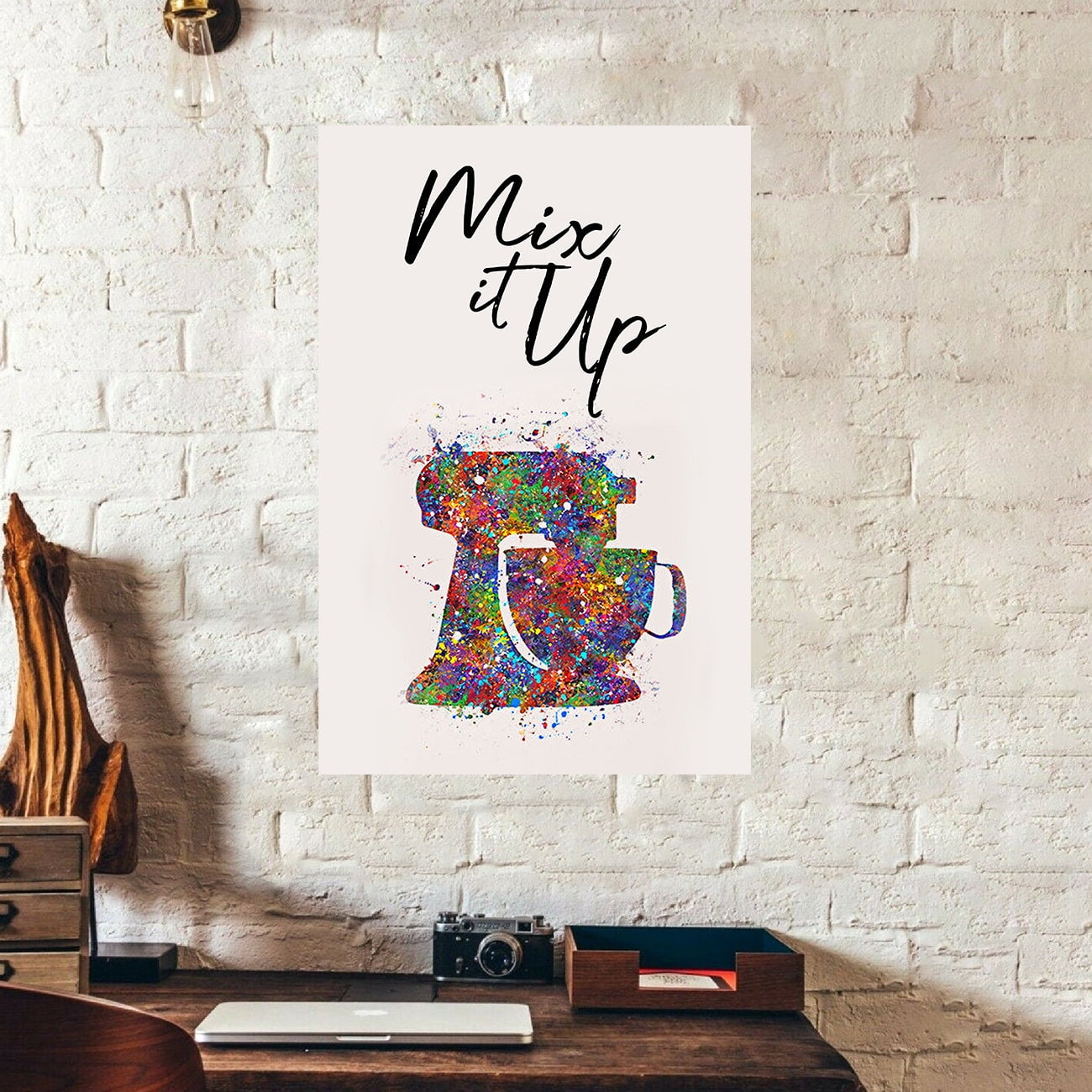 Machine Mix It Up Baking Poster 16 x 24 Inch Poster - Walmart.com