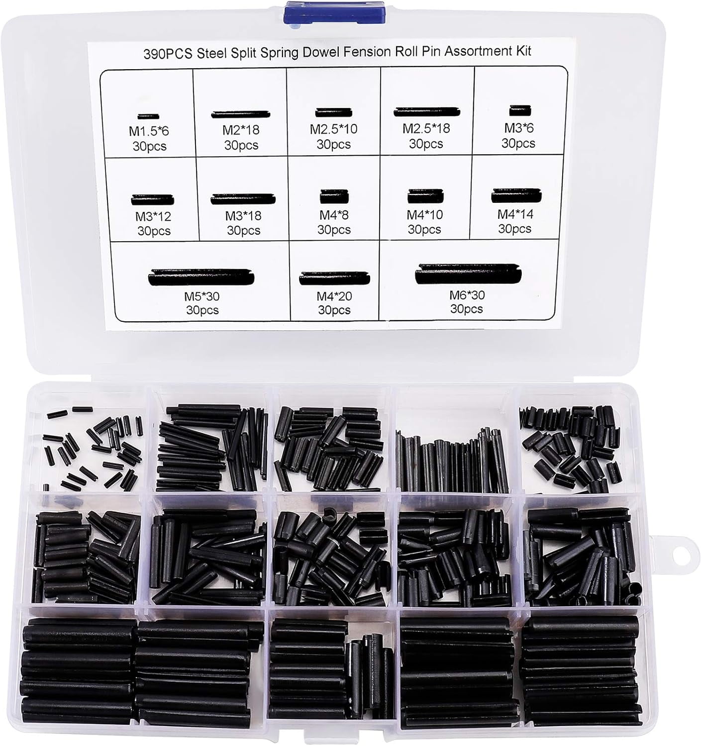 Machine Repair Hardware Spring Steel Construction, Roll Pin Assortment ...